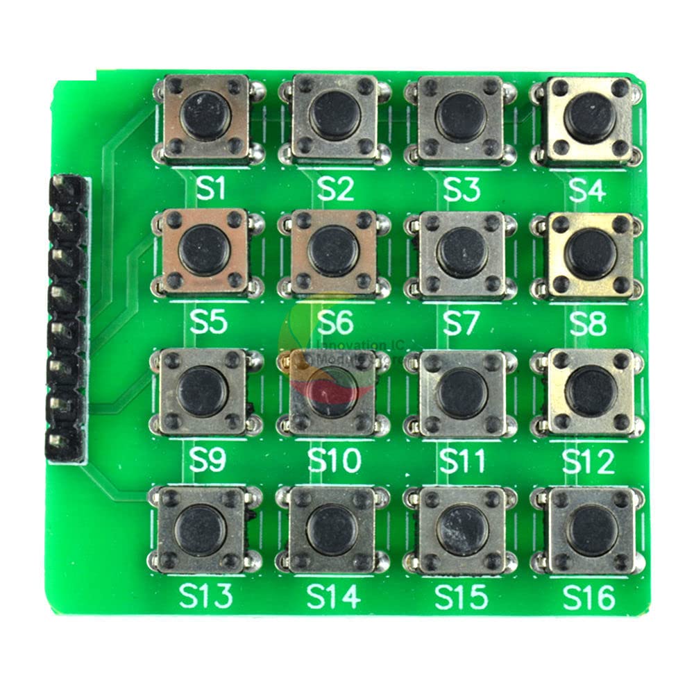 Amazon.com: 4x4 4x4 Matrix Keypad Keyboard Module 16 Botton mcu for ...
