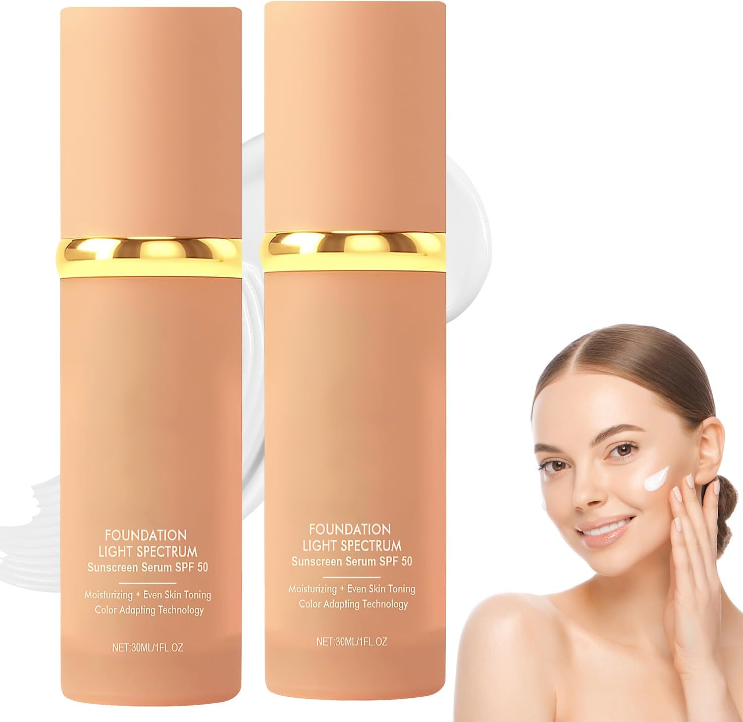 Amazon.com : 4 in 1 Foundation Liquid,Foundation 4 In 1 Light Spectrum ...