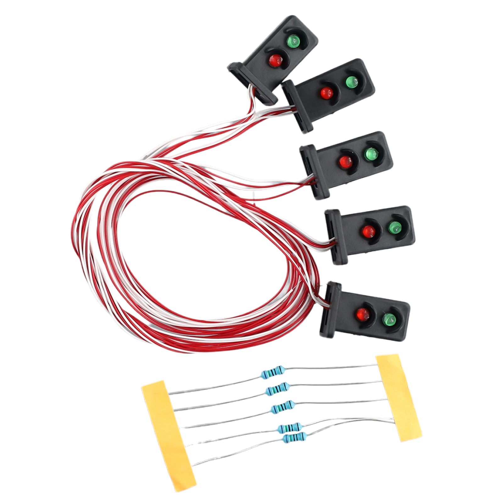 OO HO Gauge 20Mm LEDs Model Railway Signal Lights For Sand Table Model ...