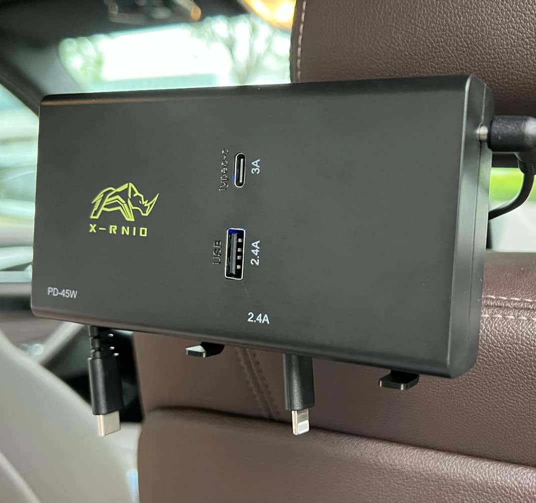 Amazon.com: Retractable Backseat Car Phone Charger,Compatible with ...