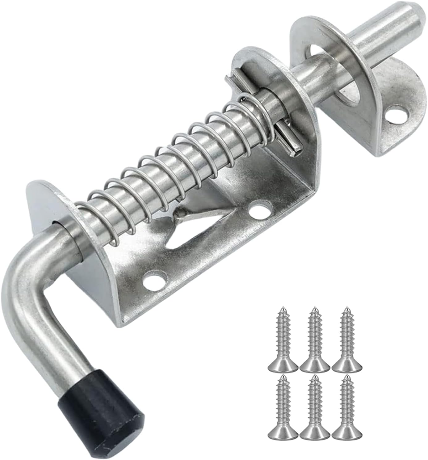 Amazon.com: Spring Loaded Door Lock, Stainless Steel Spring Loaded Door ...