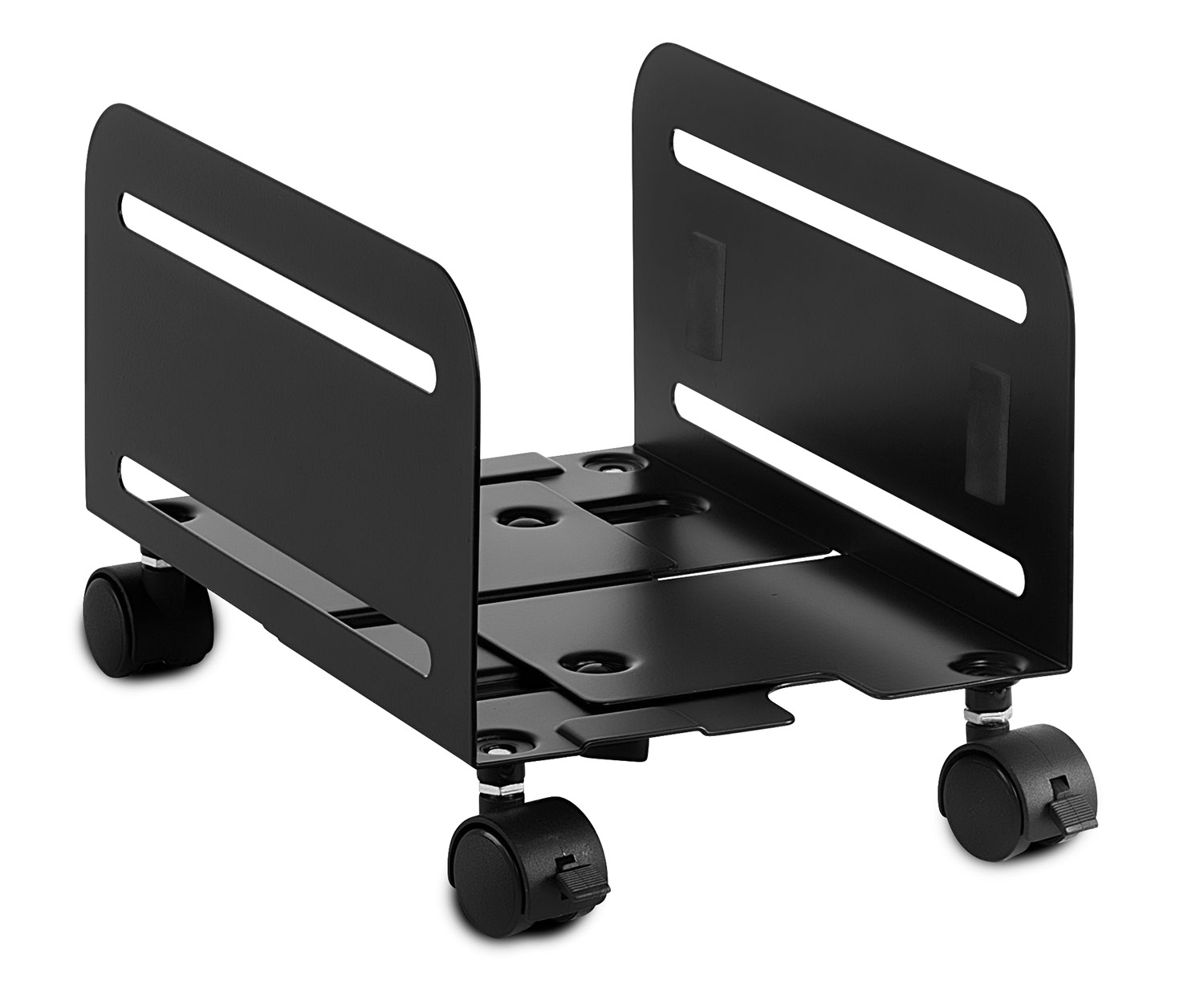Pc Tower Stand Qcdou Mobile CPU Stand, Adjustable Under Desk PC Mount ...