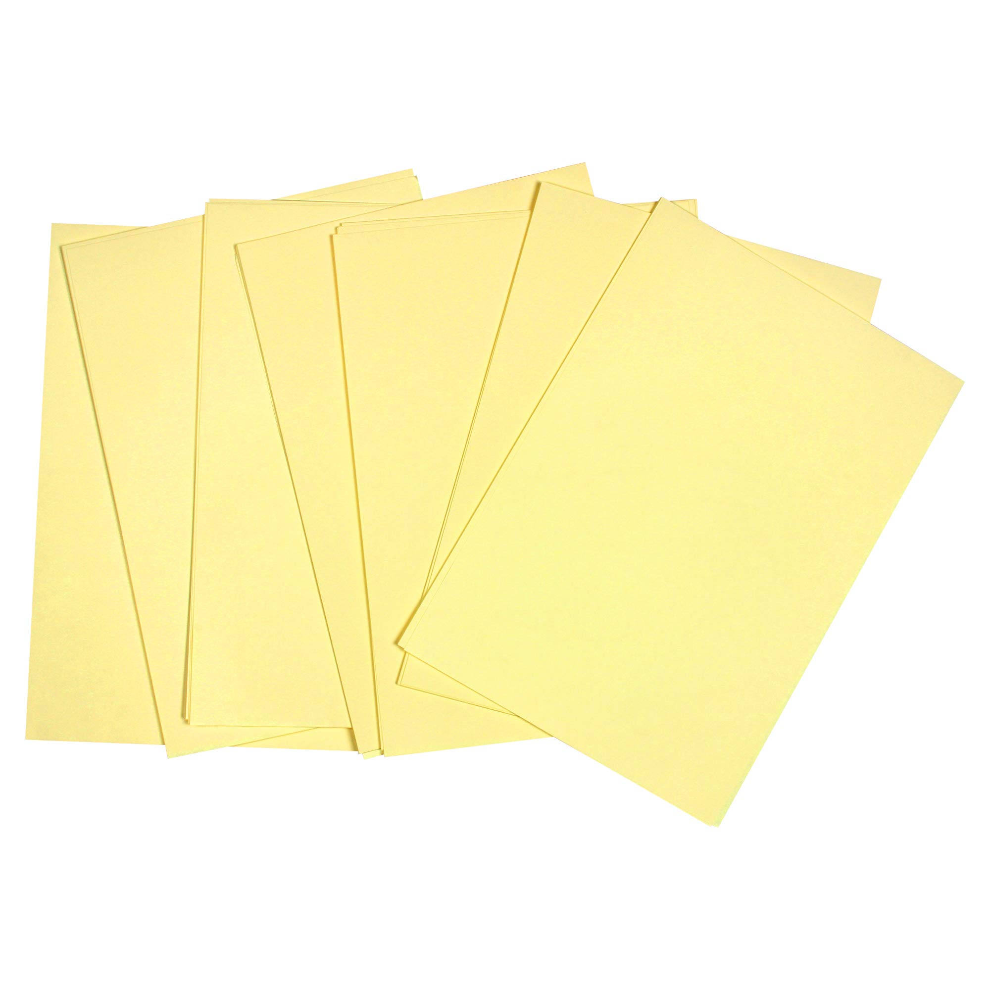 Snow Crafts A4-Size Coloured Crafts Sheets 75-95 GSM (Pack of 100 ...