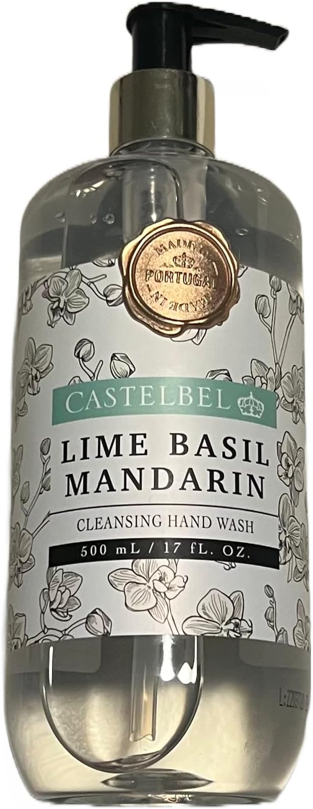 Amazon.com : Castelbel Porto Lime Basil Mandarin Cleansing Hand Wash 17 ...