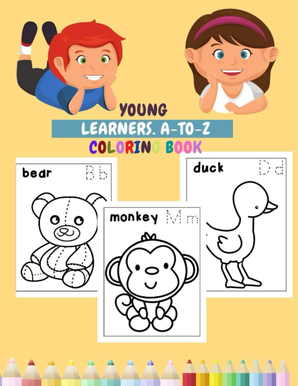 Buy Young Learners. A-to-Z Coloring Book: Book for Kids, Learning ...