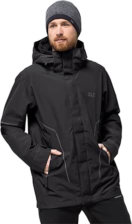 Jack Wolfskin Men's Taiga Trail M Waterproof Recycled Shell Jacket ...