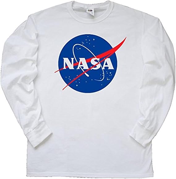 NASA Logo Long Sleeve T-Shirt X-Large : Amazon.ca: Clothing, Shoes ...