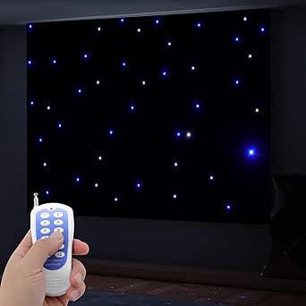 Amazon.com: NEBEUUO LED Star Curtain Backdrop Light, 20ft x 10ft Multi ...