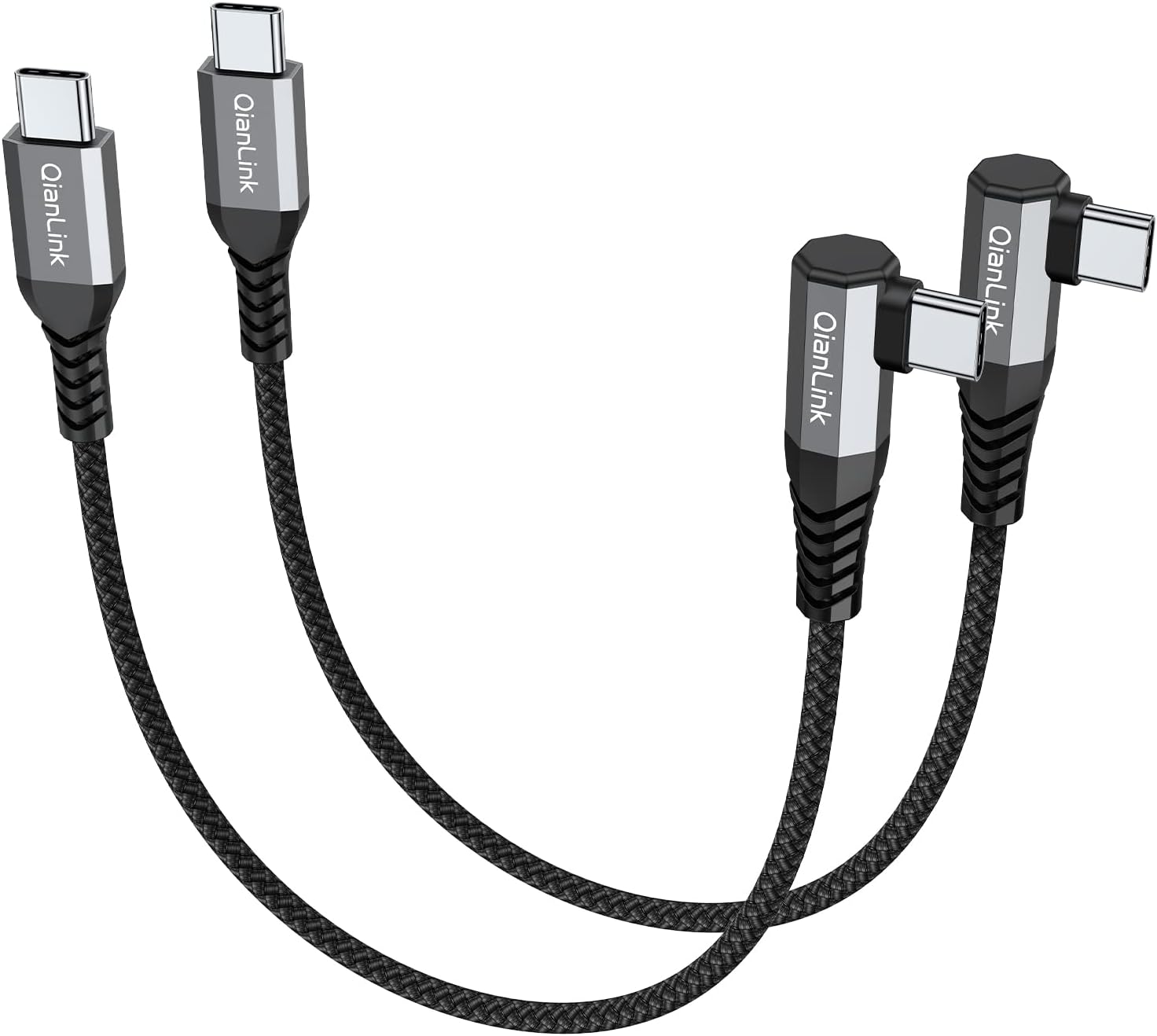 Amazon.com: Fasgear Short USB C Cables 2 Pack 1ft 3A Fast Charging ...