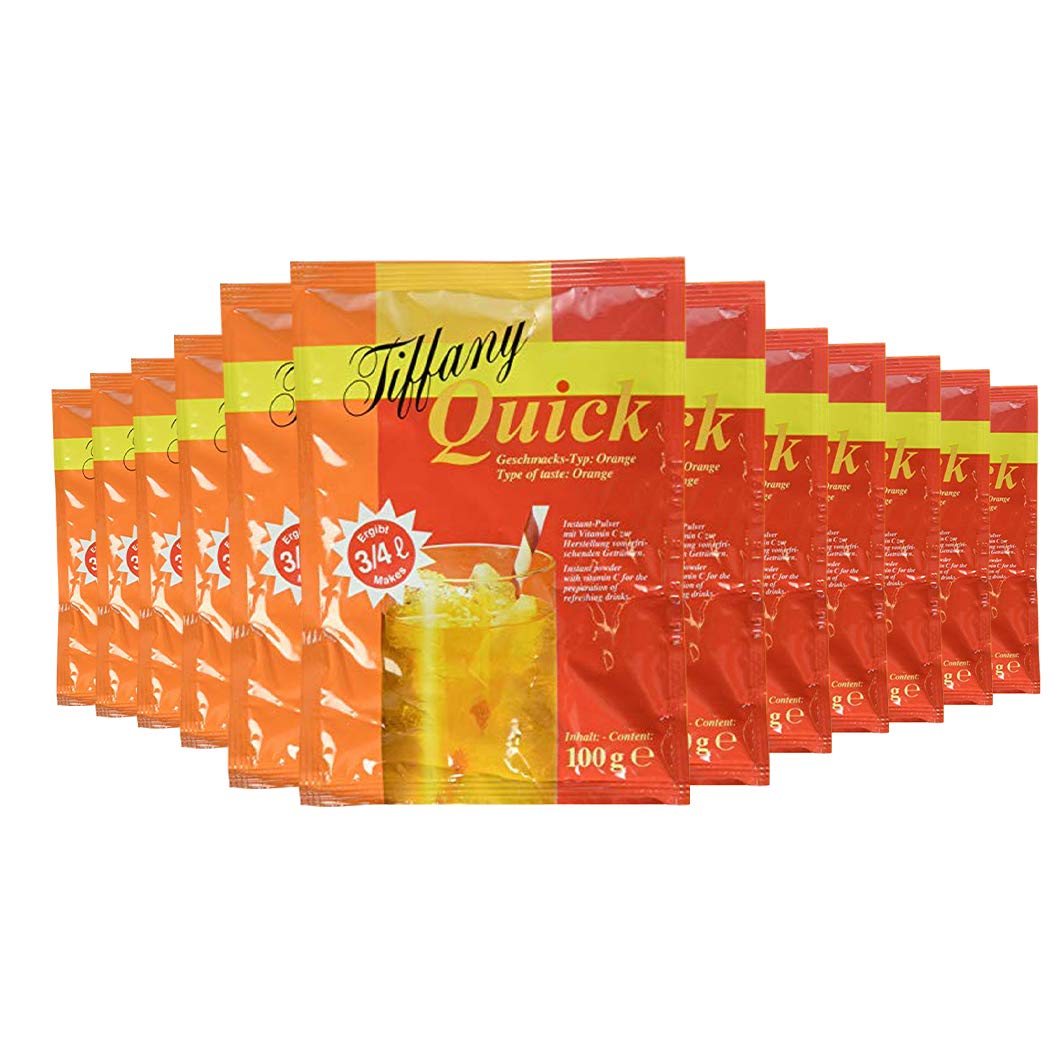 Tiffany Quick Orange Instant-Pulver, 12er Pack (12 x 100 ml) : Amazon ...