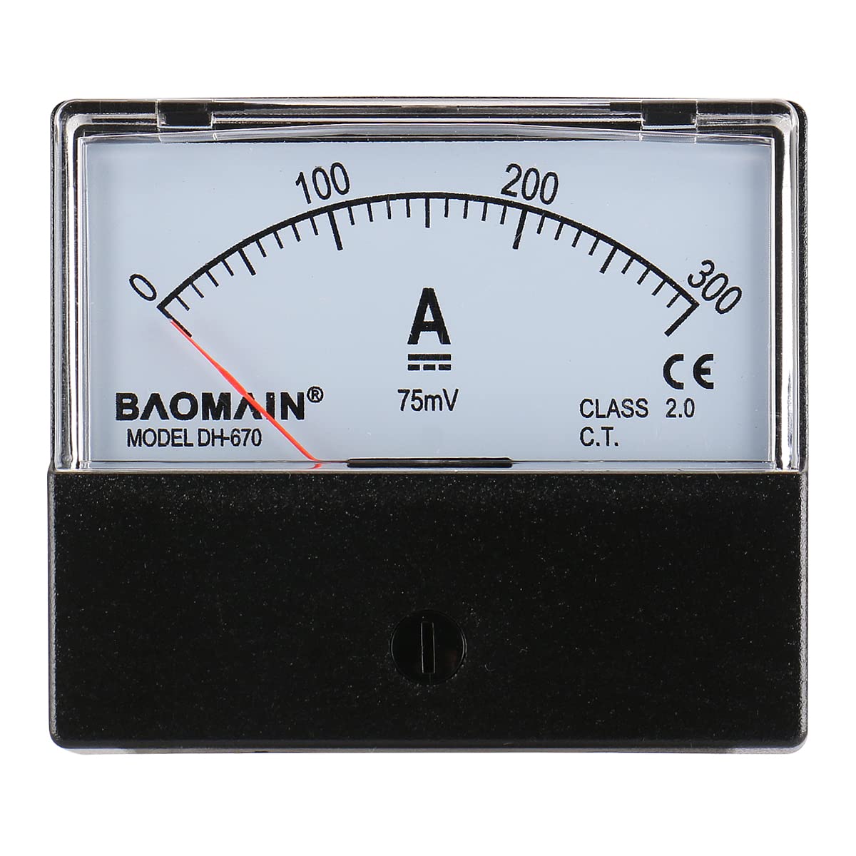 0-300A Tester Aexit DC 0-300A - Panel Mount Current Tester Meter DH-670 ...