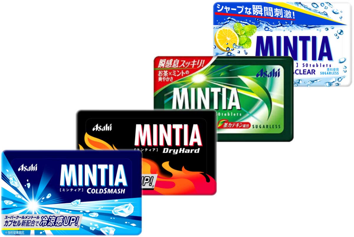 Amazon.com : MINTIA, Japanese mint tablets,4 kinds of sets. No.a338 ...