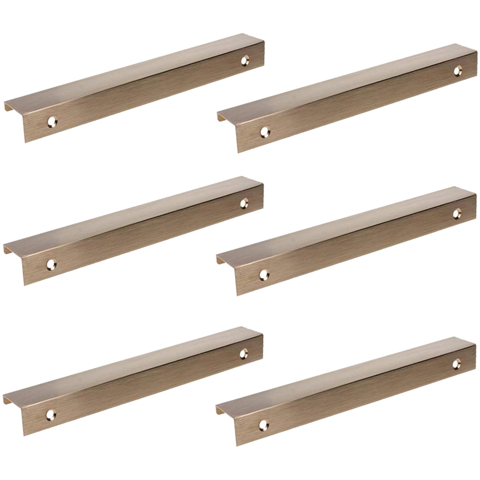 Snapklik.com : 7.9 Inch Champagne Finger Pulls For Cabinet 6Pcs, 6.23 ...