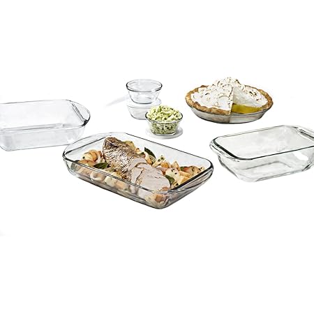 Amazon.com: Anchor Hocking Complete Glass Bakeware Set (15 piece ...