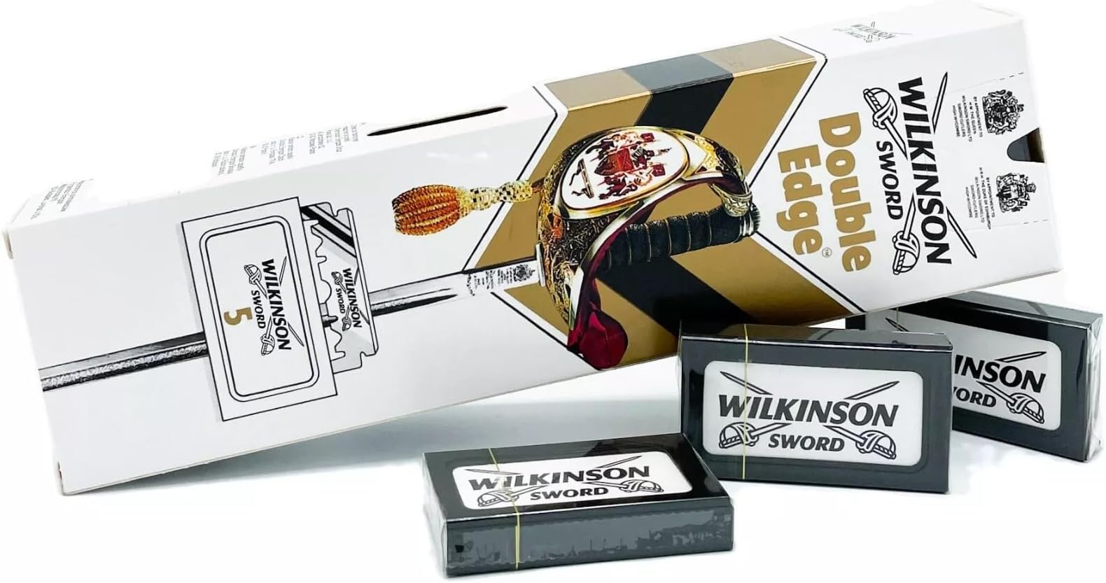 Amazon.com: Wilkinson Sword Classic Double Edge (DE) Razorblades - 100 ...