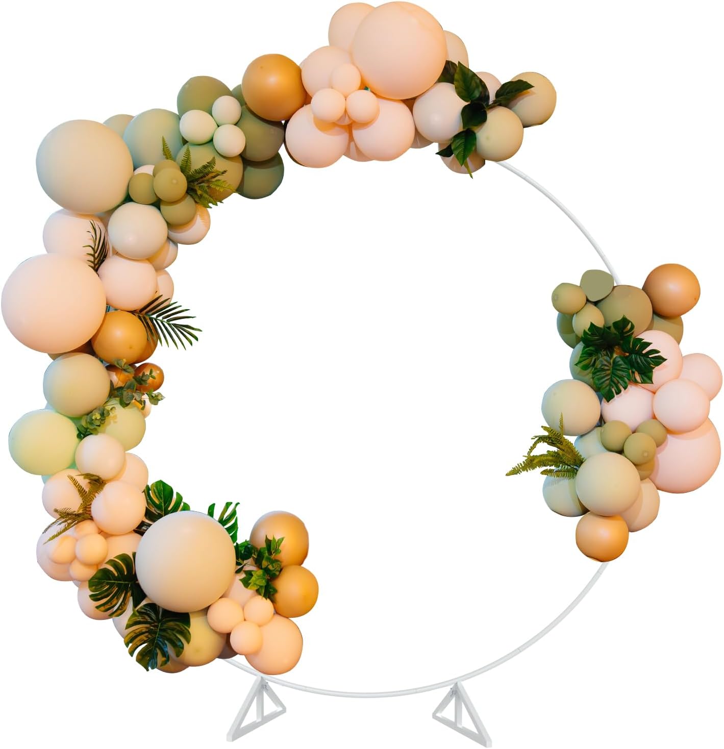 Amazon.com : LING RUI Round Backdrop Stand,6.6FT Metal Circle Balloon ...