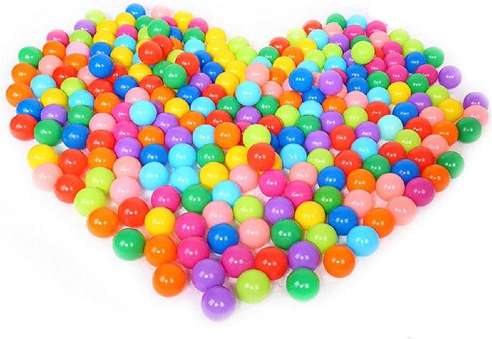 Amazon.com: Jesse 100 Pcs Colorful Soft Plastic Ocean Fun Ball Balls ...