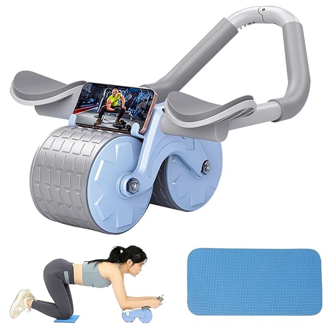 Optifit® Abs Roller with Knee Mat Abs Roller Wheel Home Work Out Core ...