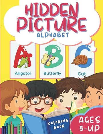 Hidden Pictures Alphabet Coloring Workbook - Find the object that ...