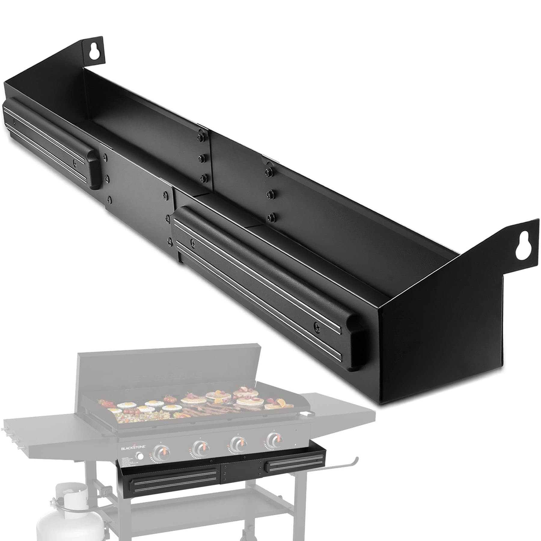 Amazon.com : Front Griddle Caddy with 2-Pack Magnetic Tool Holders for ...