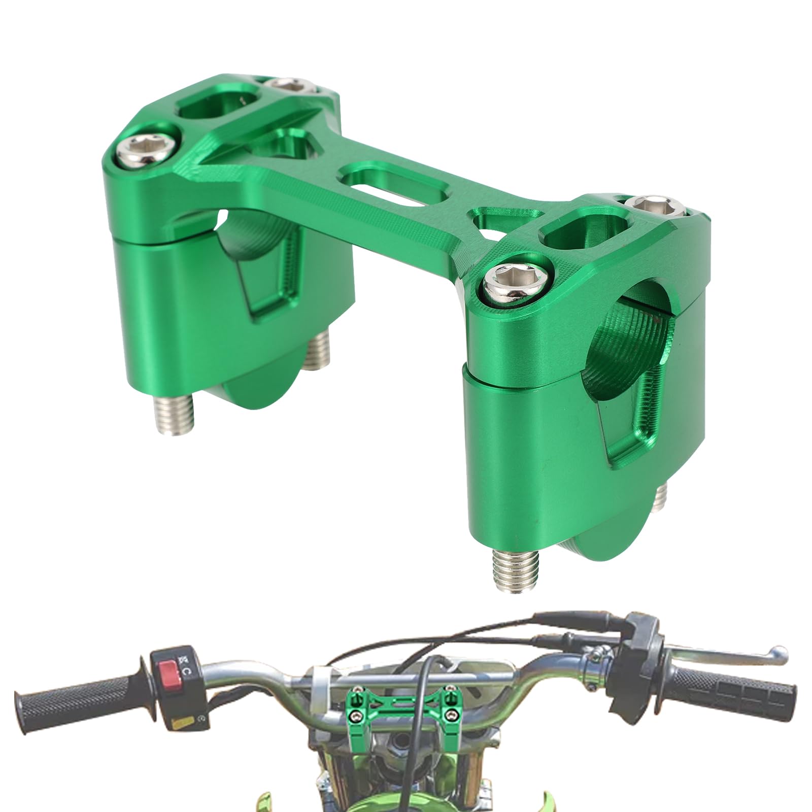 Amazon.com: IUVWISN Dirt Bike Handlebar Risers 7/8'' Handle Bar Clamp ...