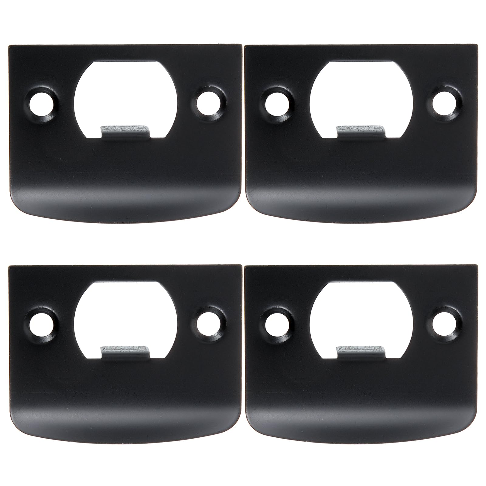FAVOMOTO Door Strike Plate - Deadbolt Reinforcement Plate Matte Black ...