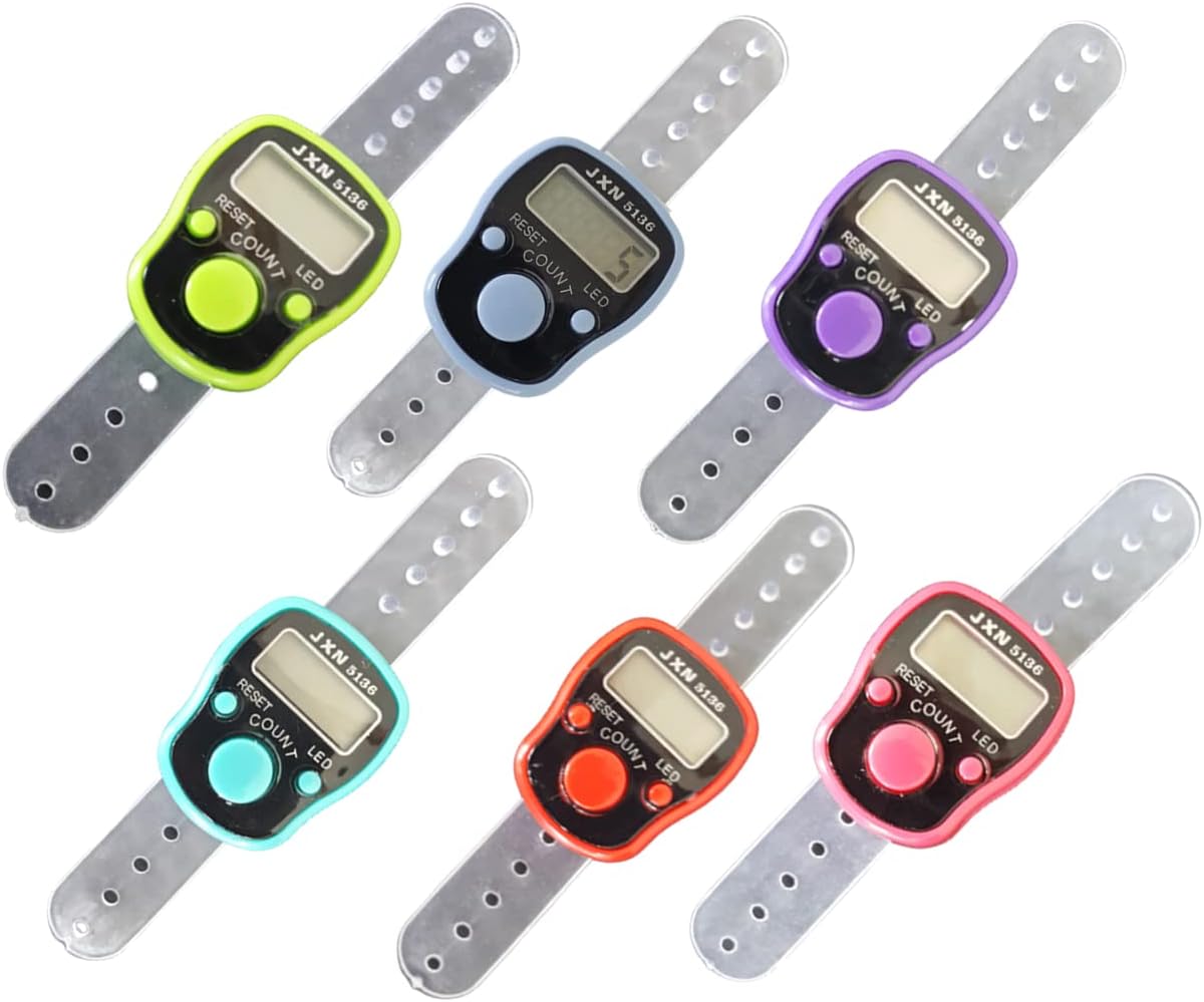 Stitch Counters LOT LED Digital Row Counter and Stitch Markers Crochet ...