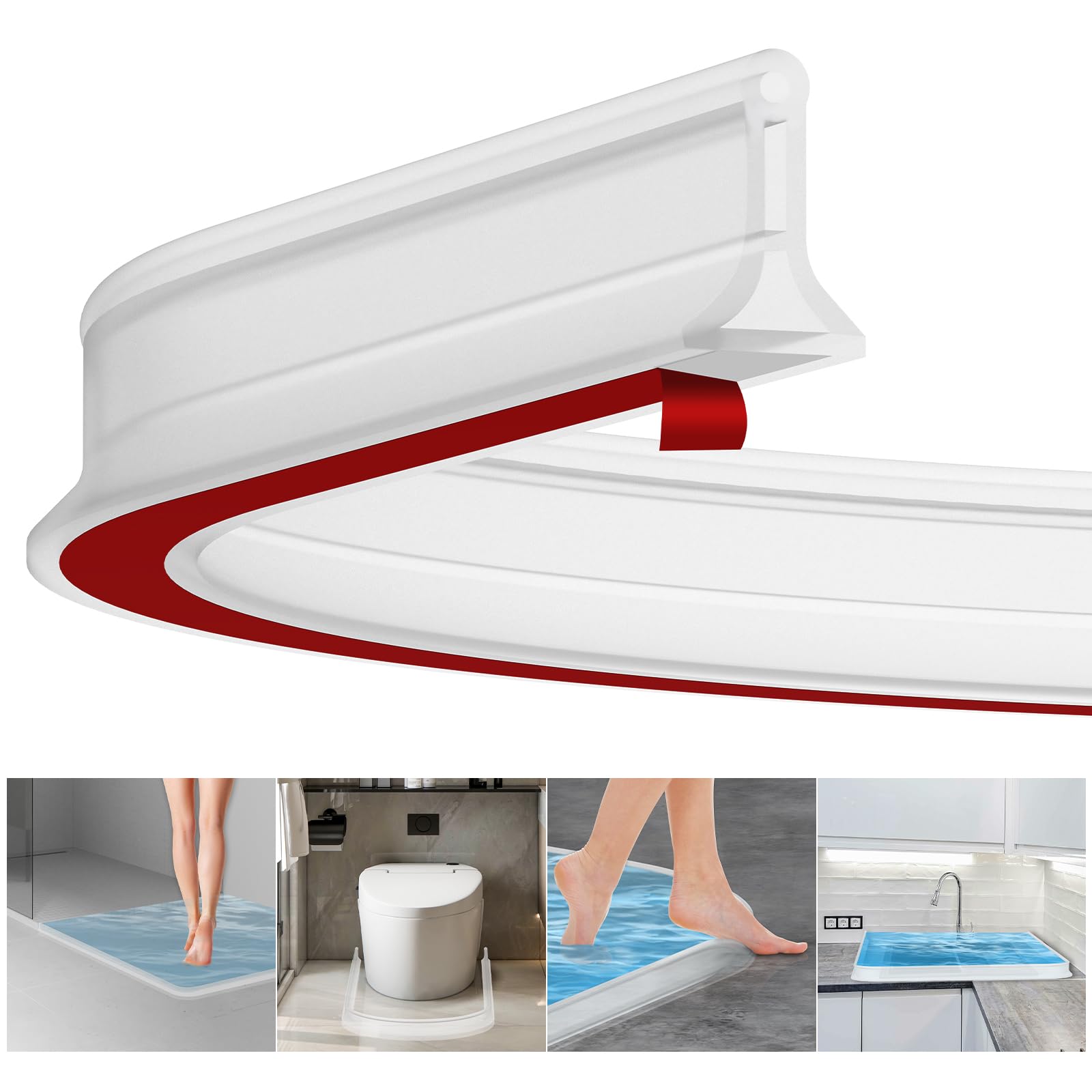 Rubber Threshold Shower