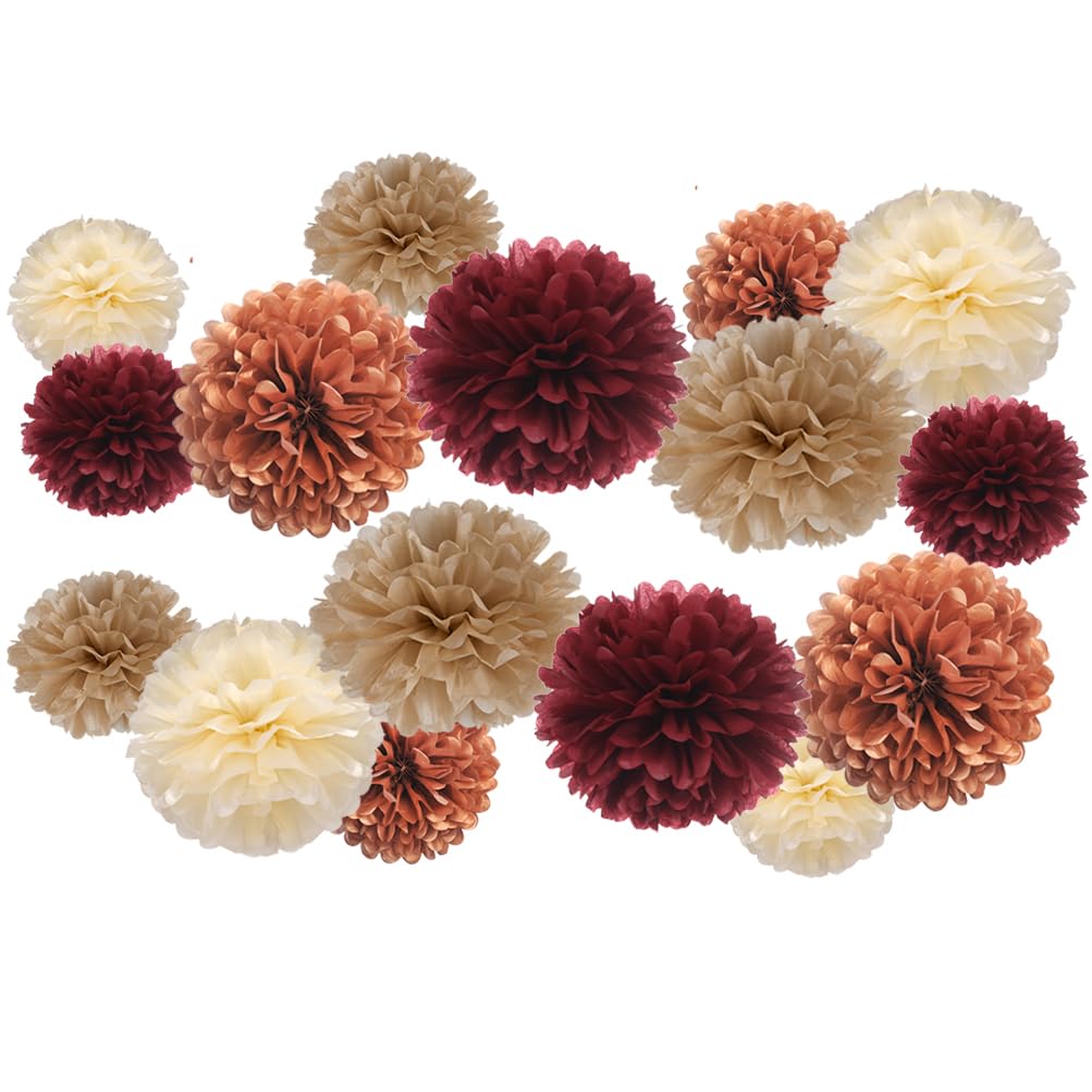 Amazon.com: Rose Gold Maroon Burgundy Champagne and Ivory Tissue Paper ...