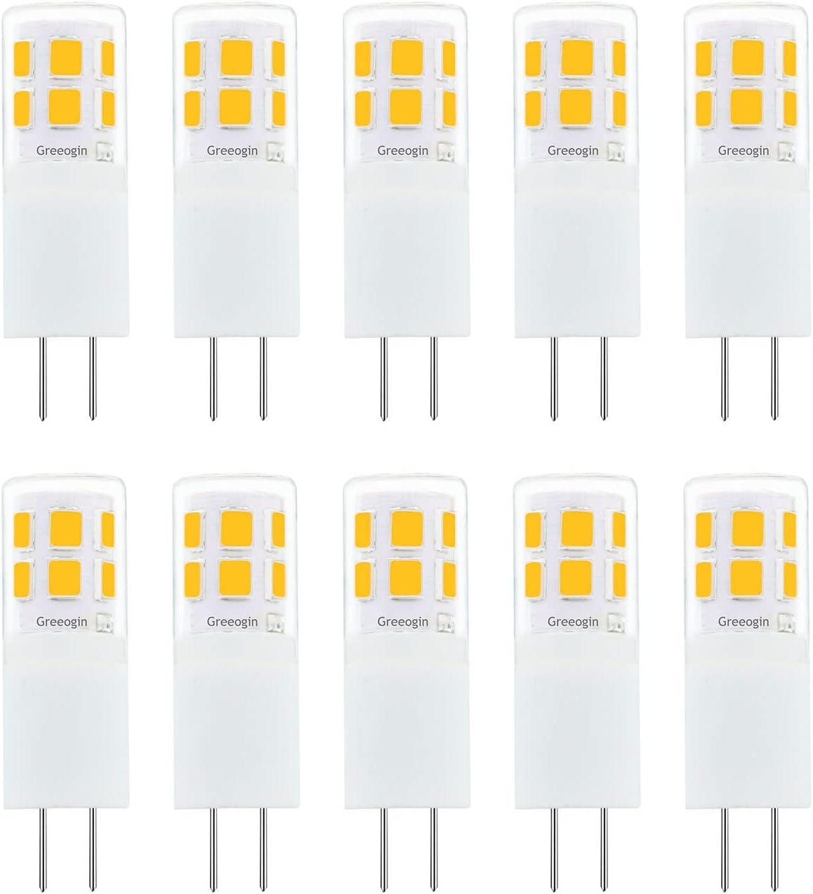 Lxcom Lighting 2.5W G4 led Light Bulbs AC/DC 12V G4 Mini LED Bulb(4 ...