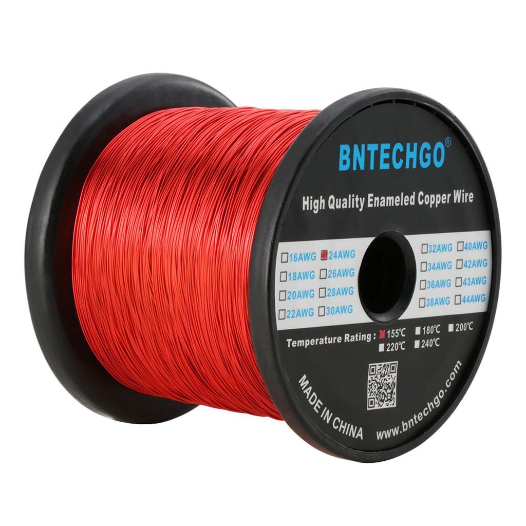 Snapklik.com : 24 AWG Magnet Wire - Enameled Copper Wire - Enameled ...