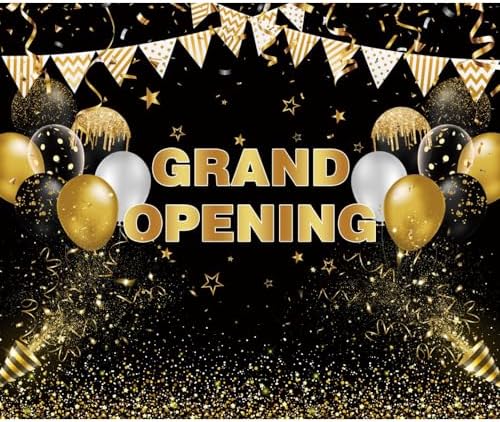 Amazon.com : Grand Opening Backdrop 10x8ft Fabric Opening Backdrop for ...