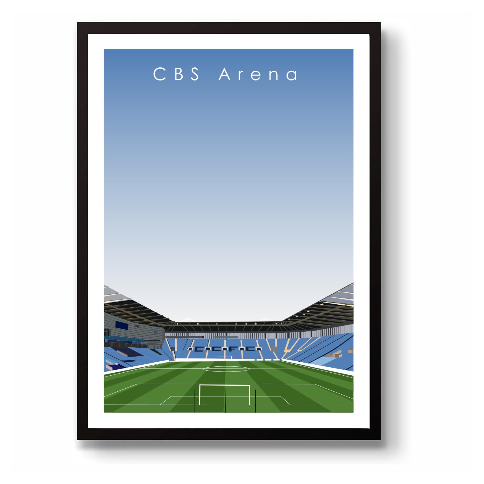 GroundDesigns COVENTRY CITY FC Football Gift CBS ARENA Stadium Art ...