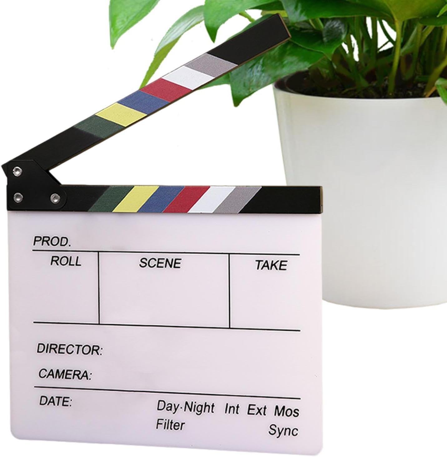 Amazon.co.jp: Acrylic Film Clapperboard | Movie Movie Board Cut - Movie ...