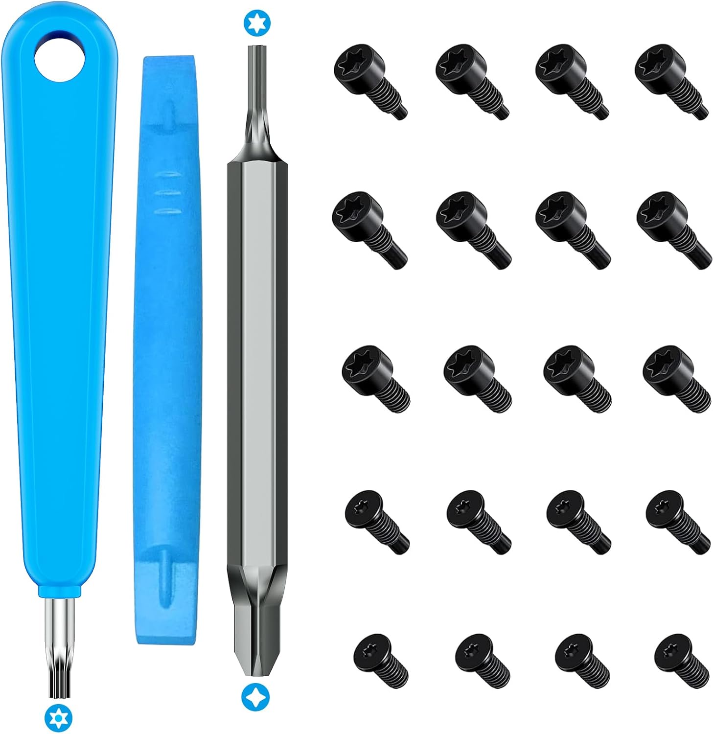 Doorbell Screwdriver Replacement Kit with 20Pcs (5 Types) Spare Screws ...