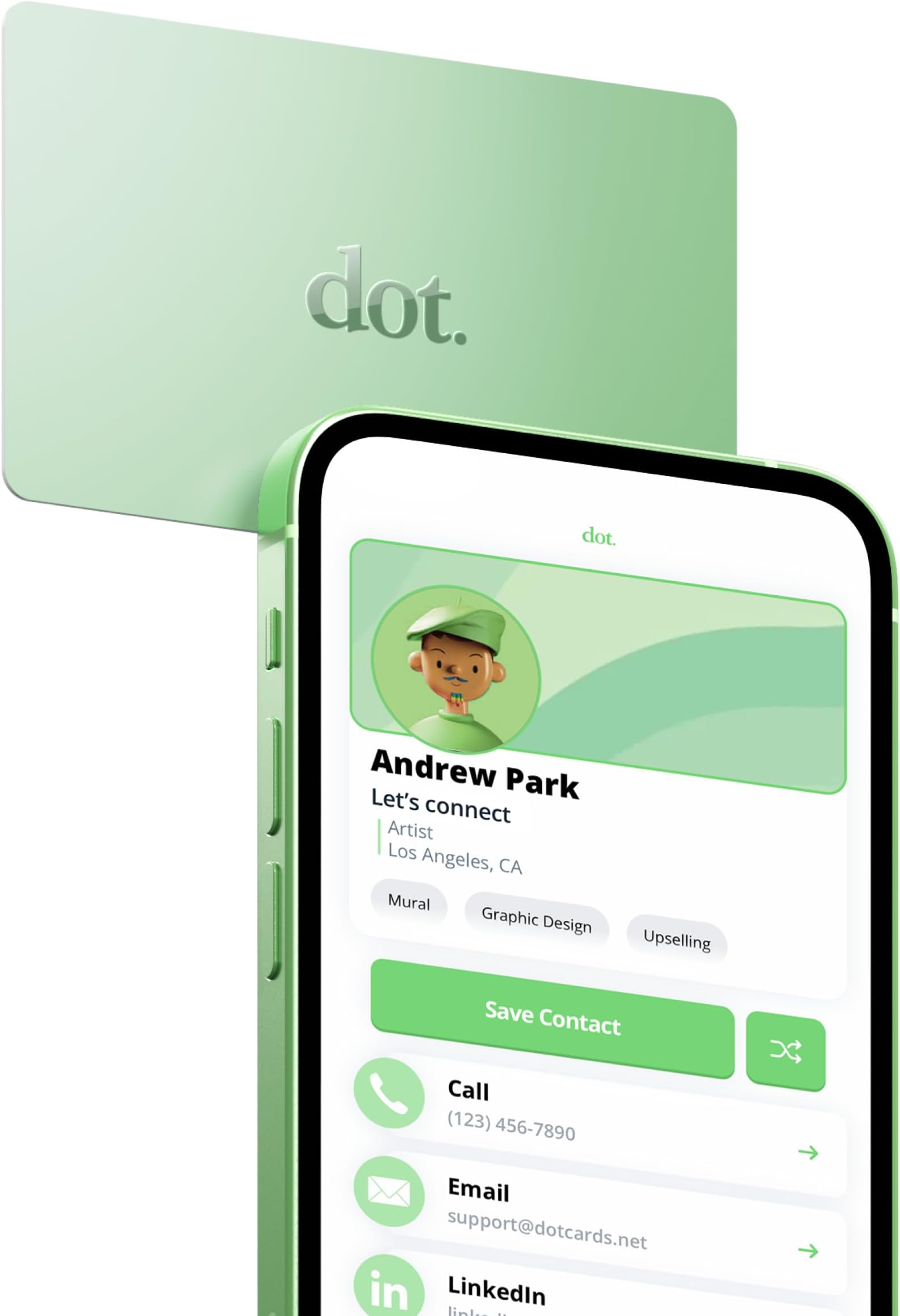 Amazon.com: dot. Card - Digital Business Card - Tap to Share - iPhone ...