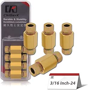 Amazon.com: 12 PC 3/16" Brake Line Fittings Kit - 24 Thread Assortment ...
