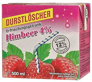 Durstlöscher Himbeer 0,5l 12st.Tetra Pack(Pfandfrei) : Amazon.de: Lebensmittel & Getränke