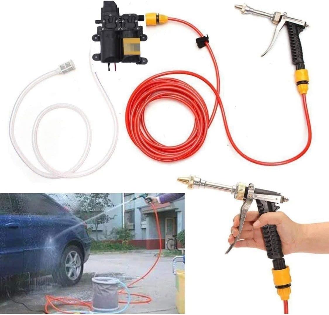 PROFFIX 12 Volt AC/DC 130 psi Pressure Washer for Home Cleaning, car ...