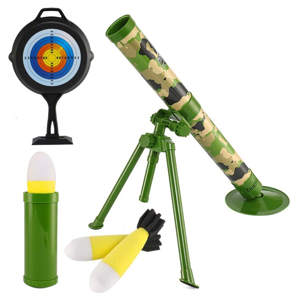 Feiwen Mortar Military Blaster Toy Mortar Artillery Cannon Howitzer Gun ...