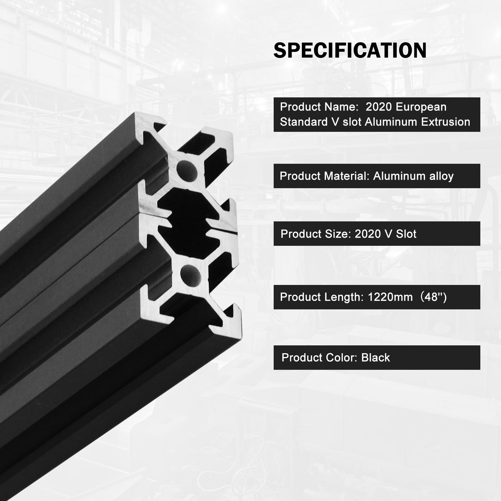 Snapklik.com : SeekLiny 10PCS V Slot 2020 Aluminum Extrusion European ...
