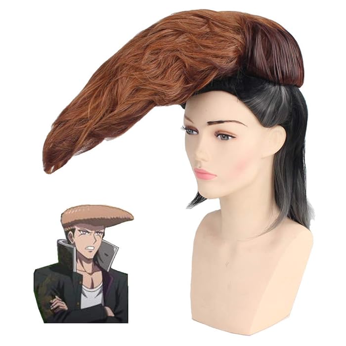 Buy ZSTO Mondo Owada Cosplay Wig,Anime Danganronpa Costume Short Hair ...