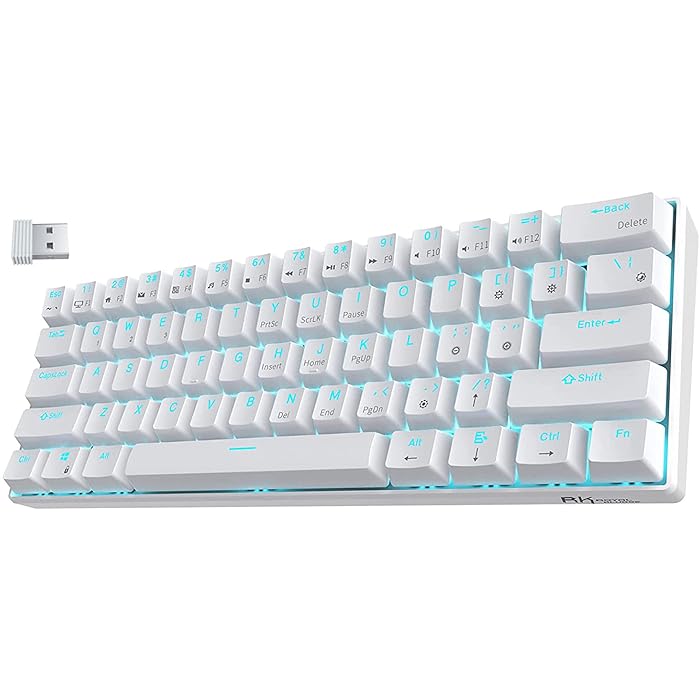 Buy RK ROYAL KLUDGE RK61 Wireless Mechanical Keyboard Hot-Swappable ...