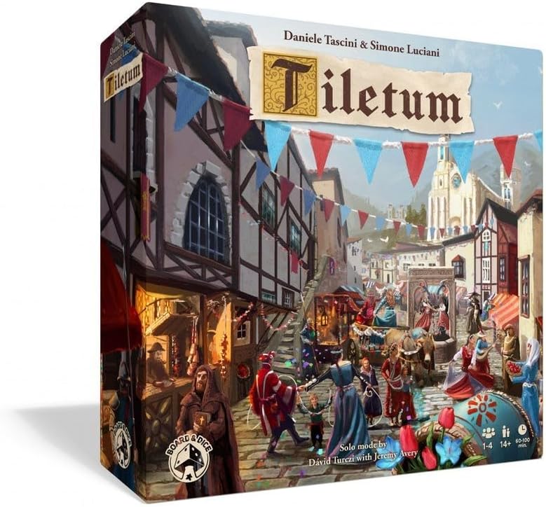 Amazon.com: Board & Dice: Tiletum - A Deeply Thematic Dice-Management ...
