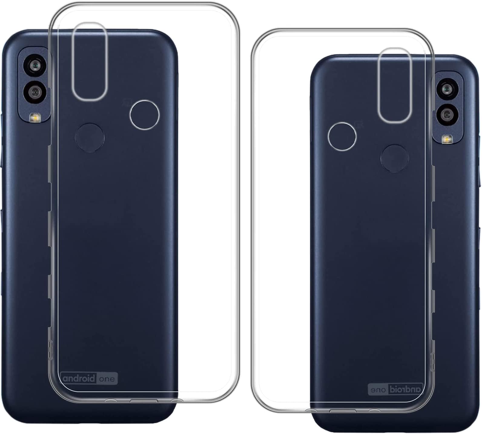 Amazon.co.jp: 【2枚セット】 京セラ用 Android One S9 / Android One S10 ケース クリア 透明 ...