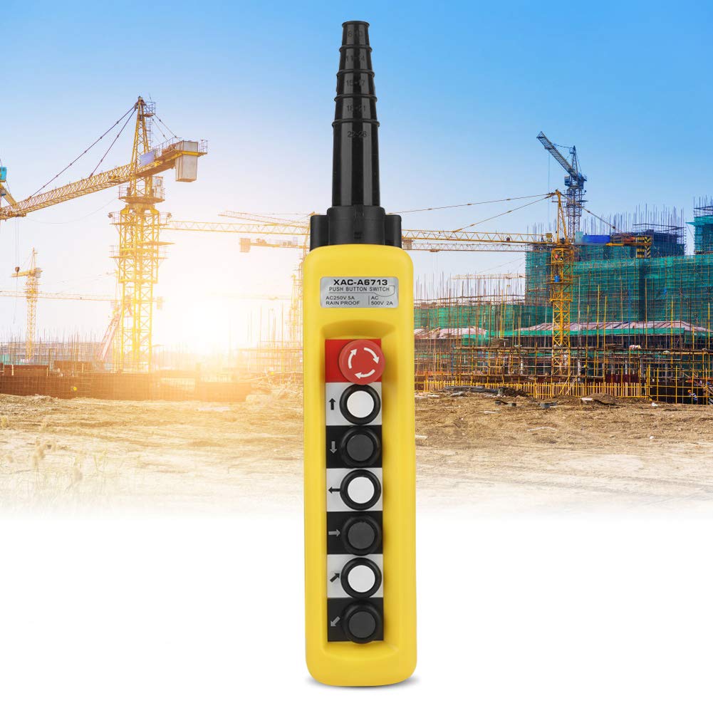 Overhead Crane Control Pendant EMAS PV3E30B2 Crane Pendant 2 Hole