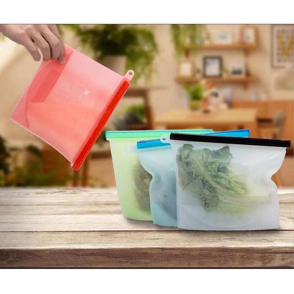 Food Fresh Zip Top Bag Freezer Fruit Snack Juice Storage Container ...