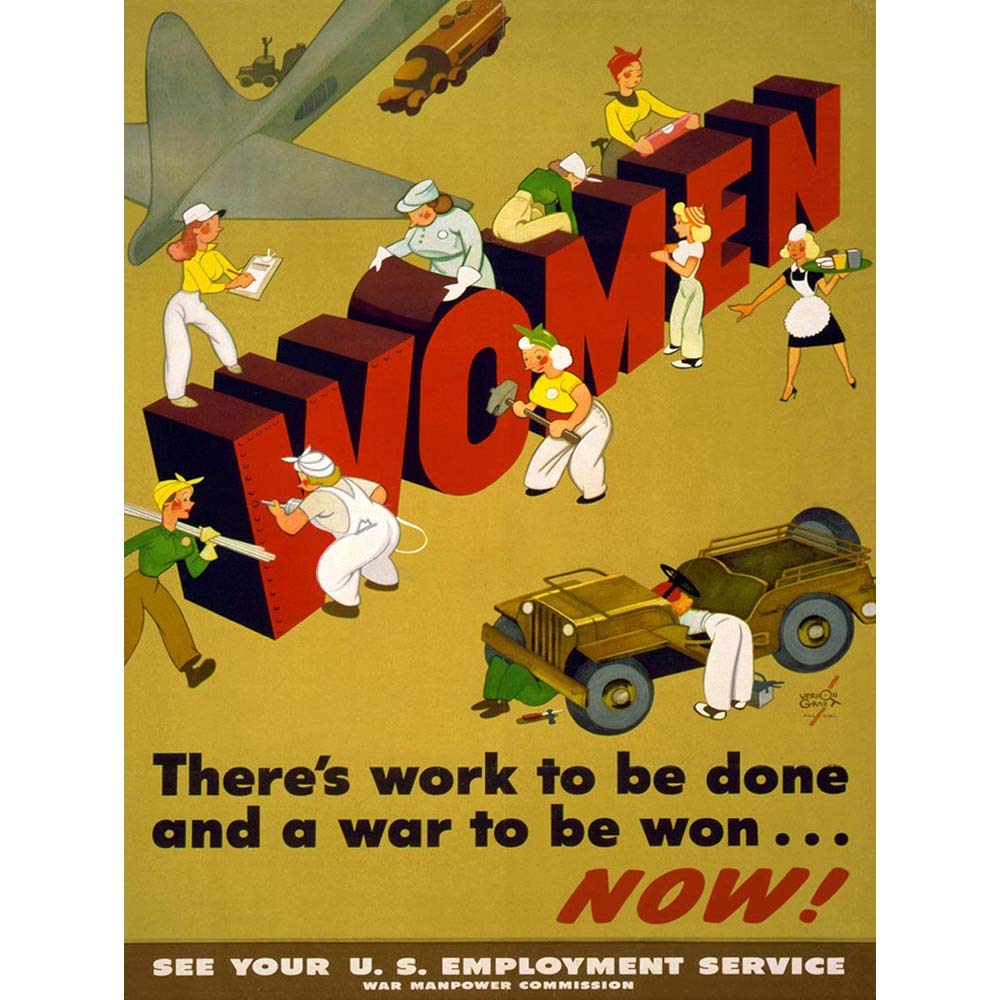 American Ww2 Propaganda Posters Women