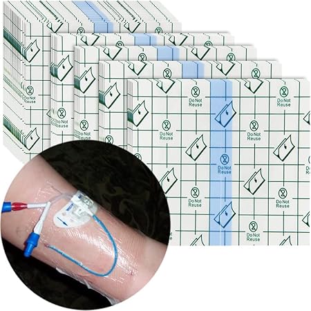 Amazon.com: 50 Pieces Waterproof Shower Cover Shields Chest Chemo Port ...