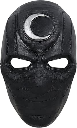 Moon Mask Knight Mask with Moonlight Superhero Helmet Headgear Cosplay ...